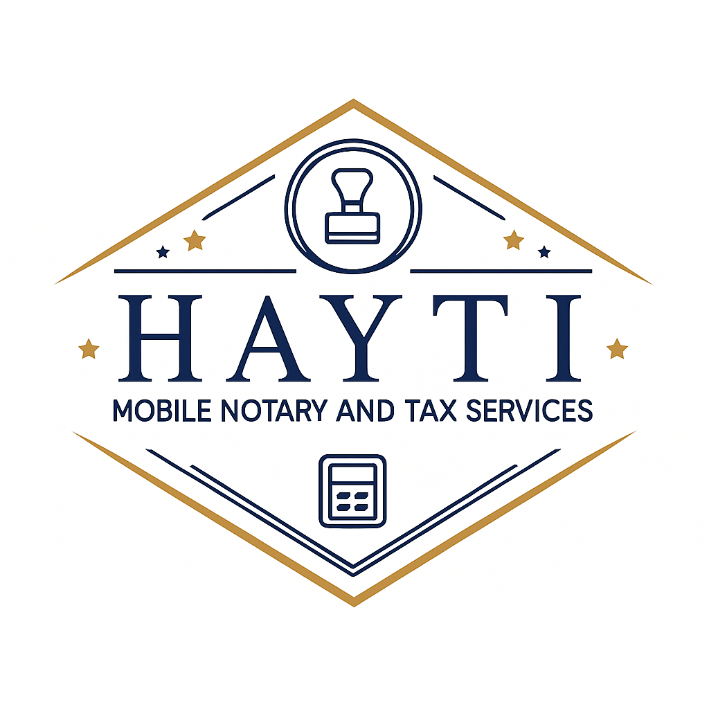 Home | HAYTI MOBILE NOTARY & TAX SERVICES